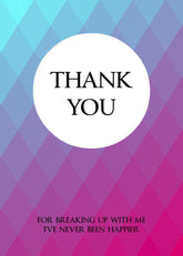 Rude Thank You Cards | UK & Online | Twisted Gifts